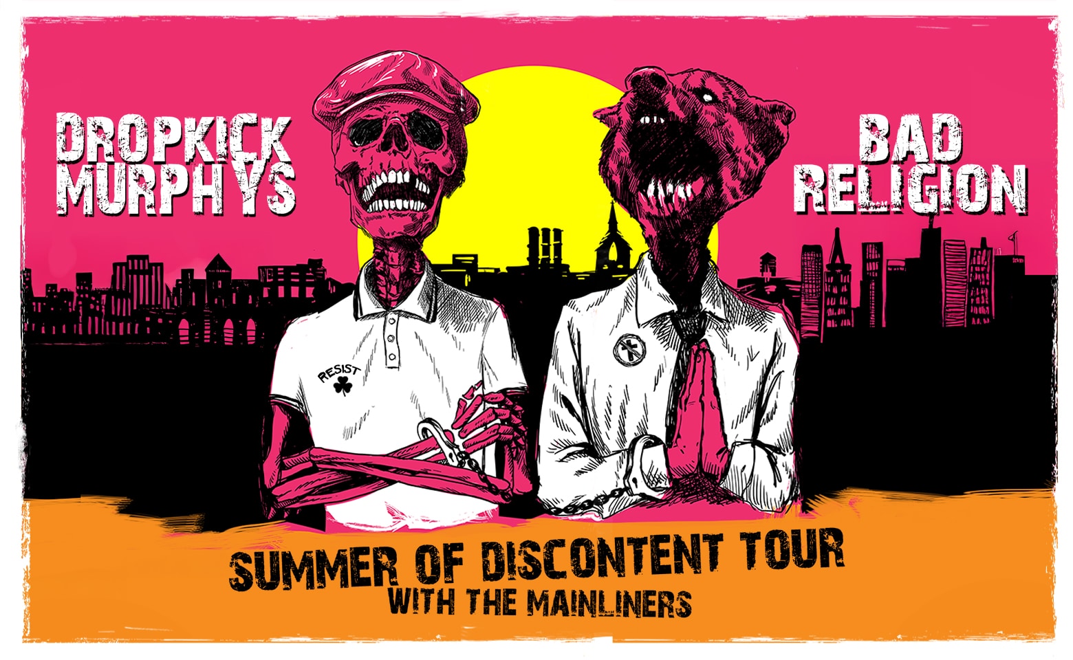 Dropkick Murphys and Bad Religion - The Rooftop at Pier 17